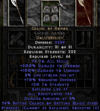 Armor Rune Words in Diablo 2