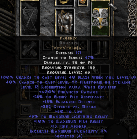 Shield Rune Words in Diablo 2