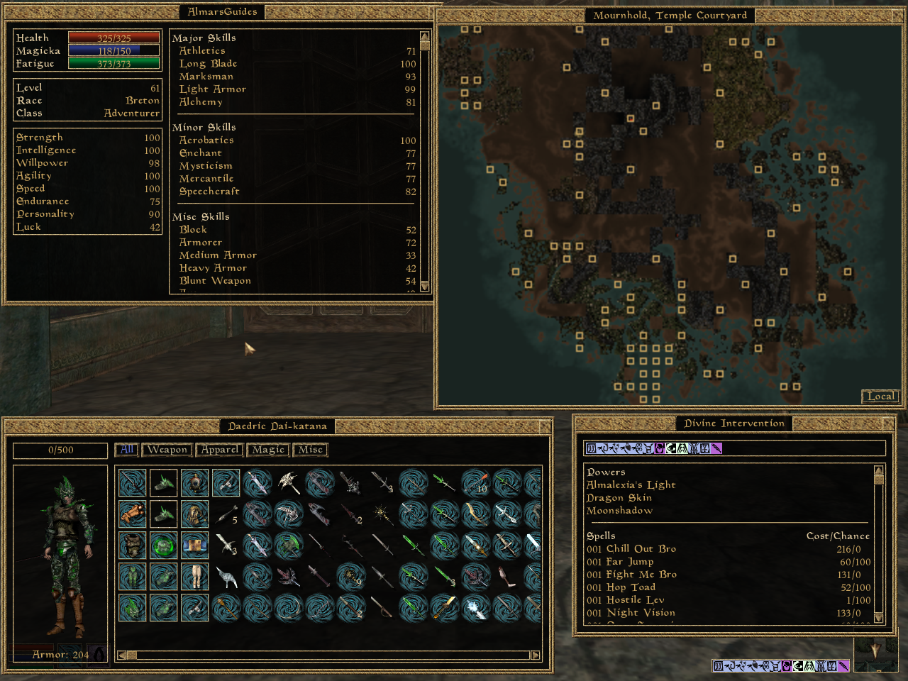 Creating A New Character Guide - Elder Scrolls Morrowind