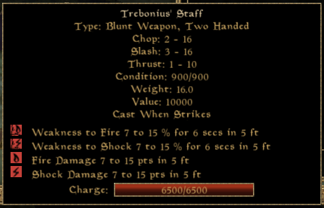 List of the best Staves in Elder Scrolls: Morrowind