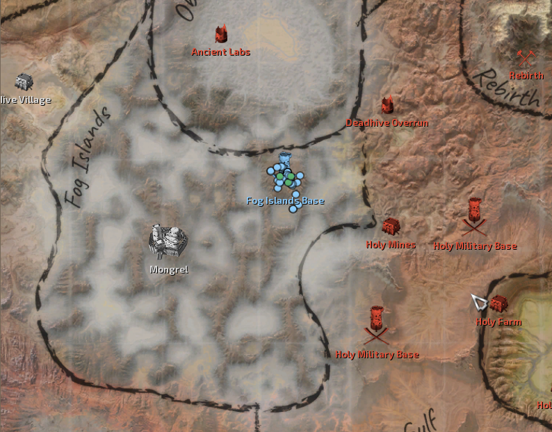 List of Endgame Base Locations - Kenshi