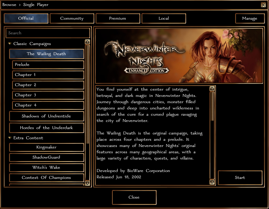 Neverwinter Nights Guides & Walkthroughs