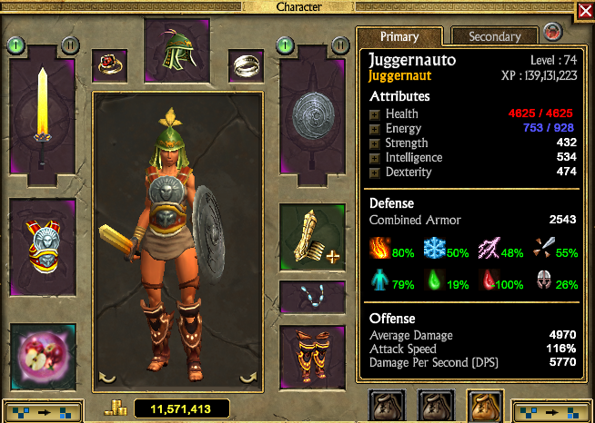 Juggernaut Build Guide - Titan Quest