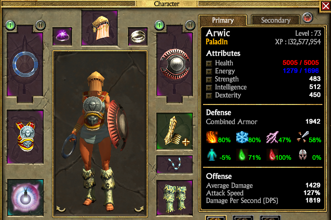 Paladin Build Guide - Titan Quest