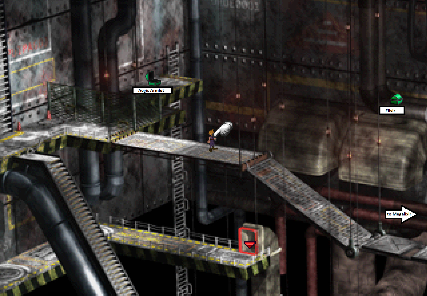 Midgar Raid (Disc 2) - FF7 Walkthrough