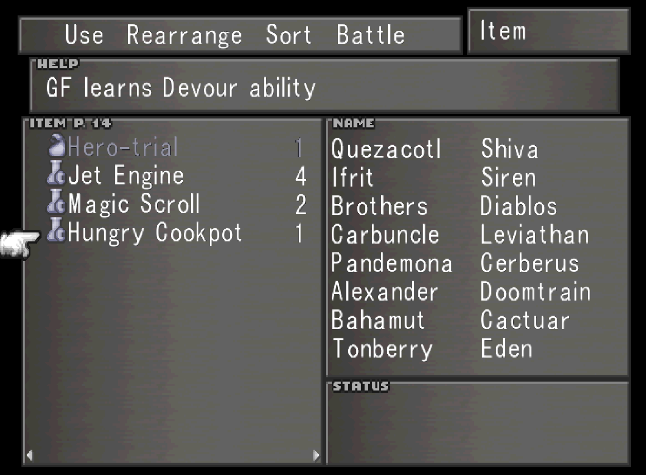 Angelo Search Item Farming - FF8 Guide