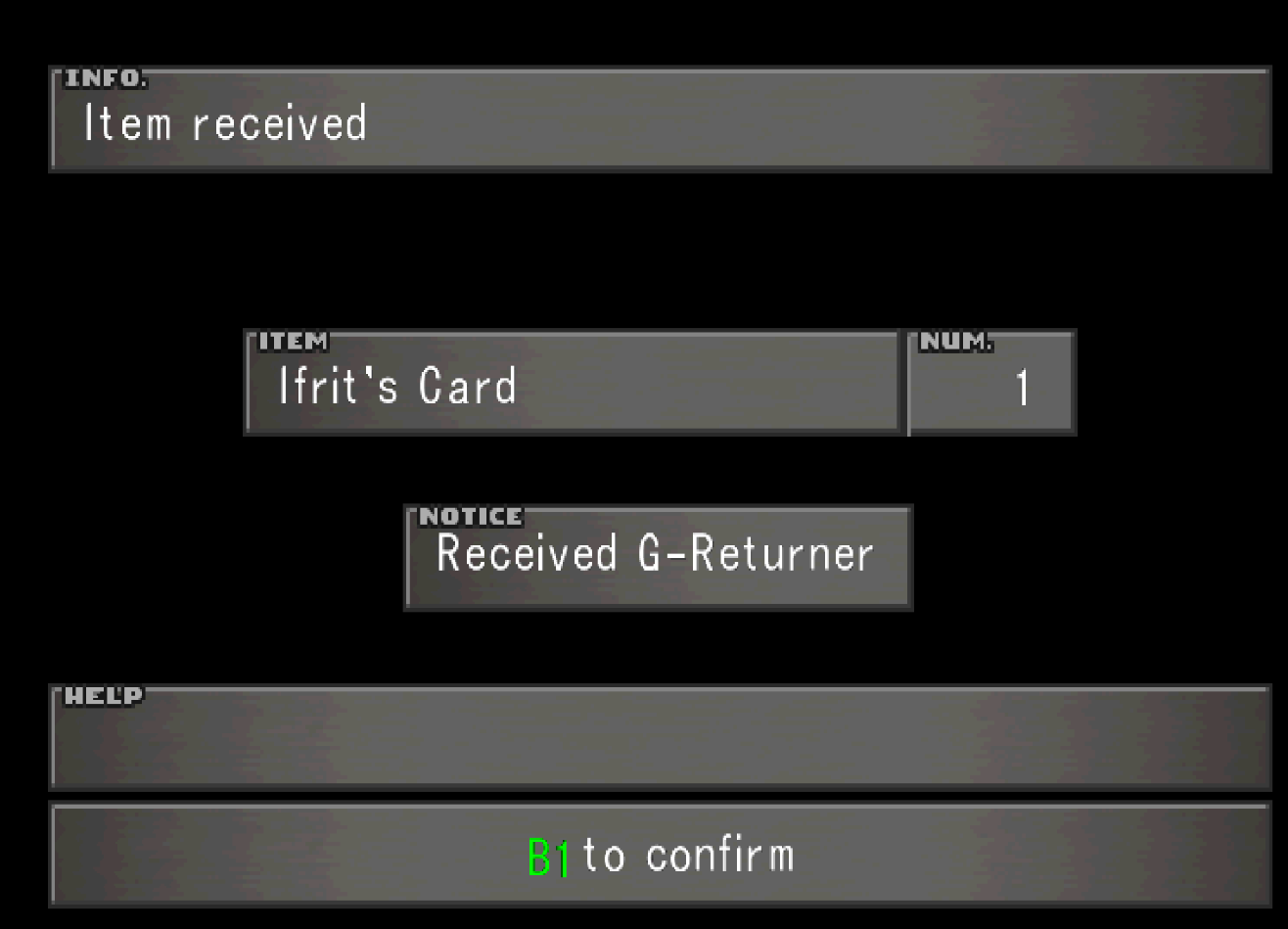 Ifrit Card - FF8 Guide