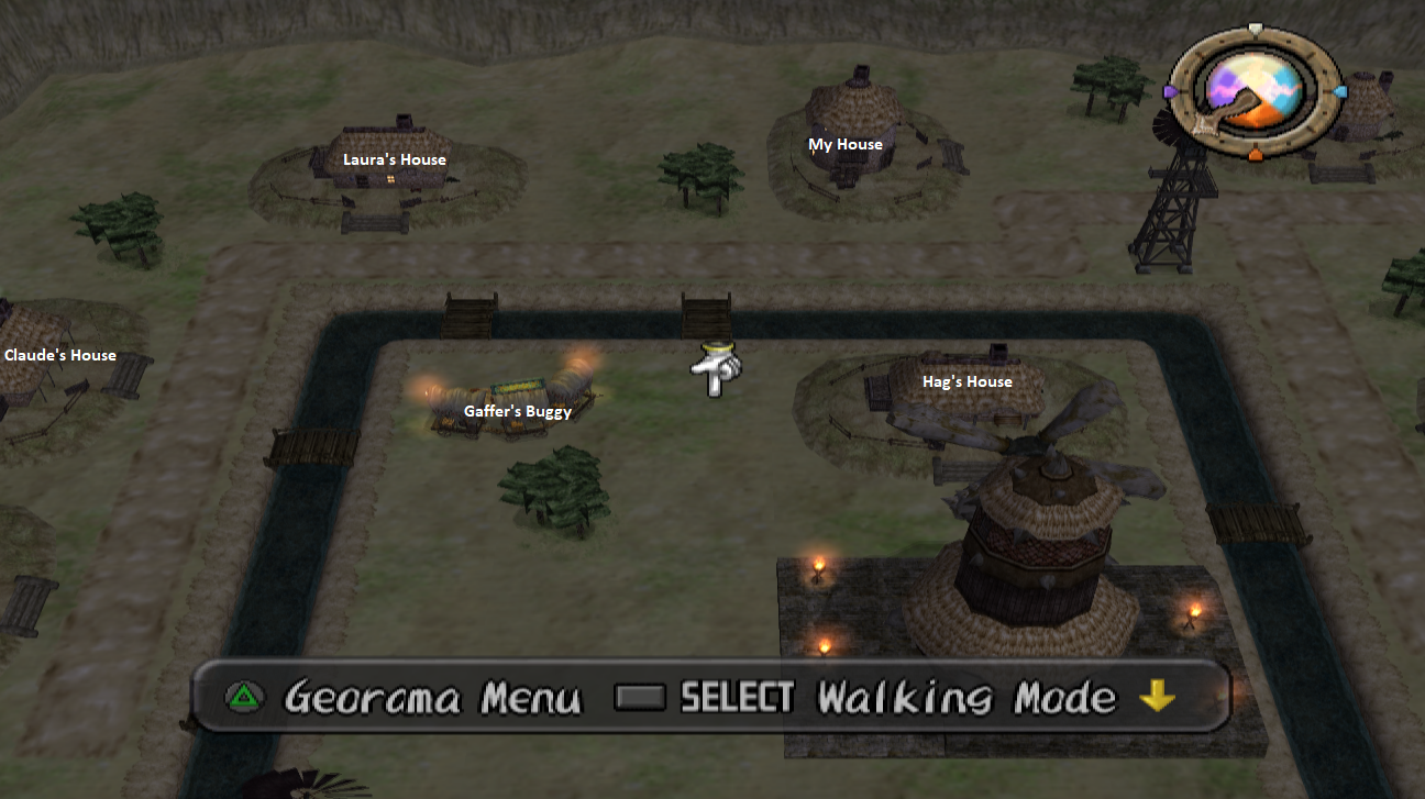 Norune Village 100% Layout - Dark Cloud Guides